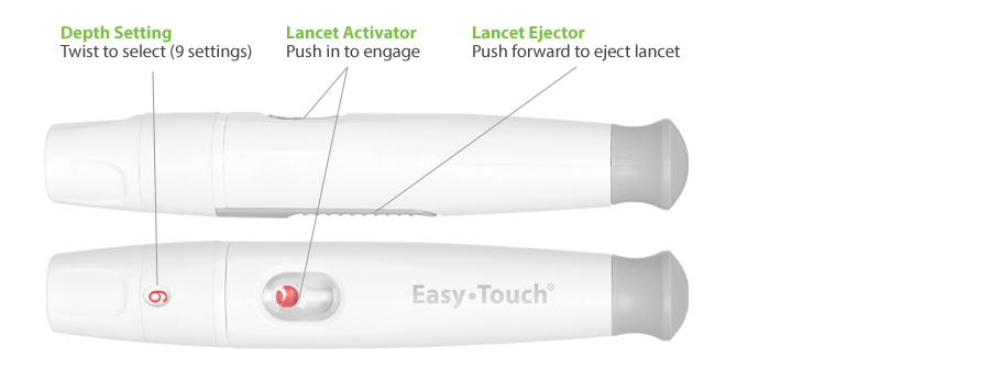 EasyTouch Lancing Device – MHC Medical Products, LLC
